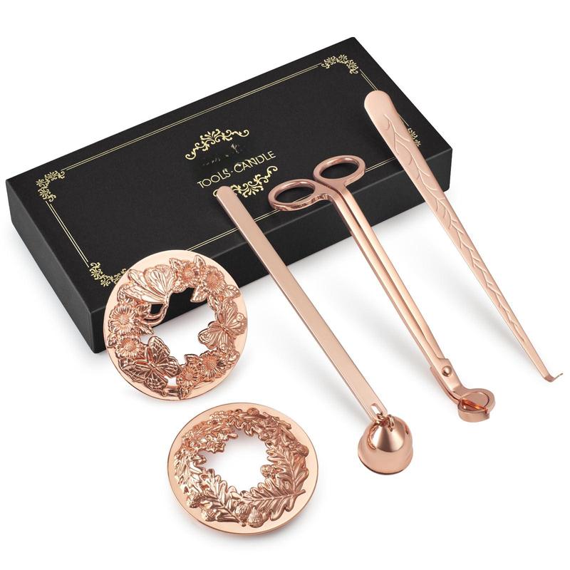 5 In 1 Candle Accessory Set Including Wick Trimmer,candle Snuffer,wick ...