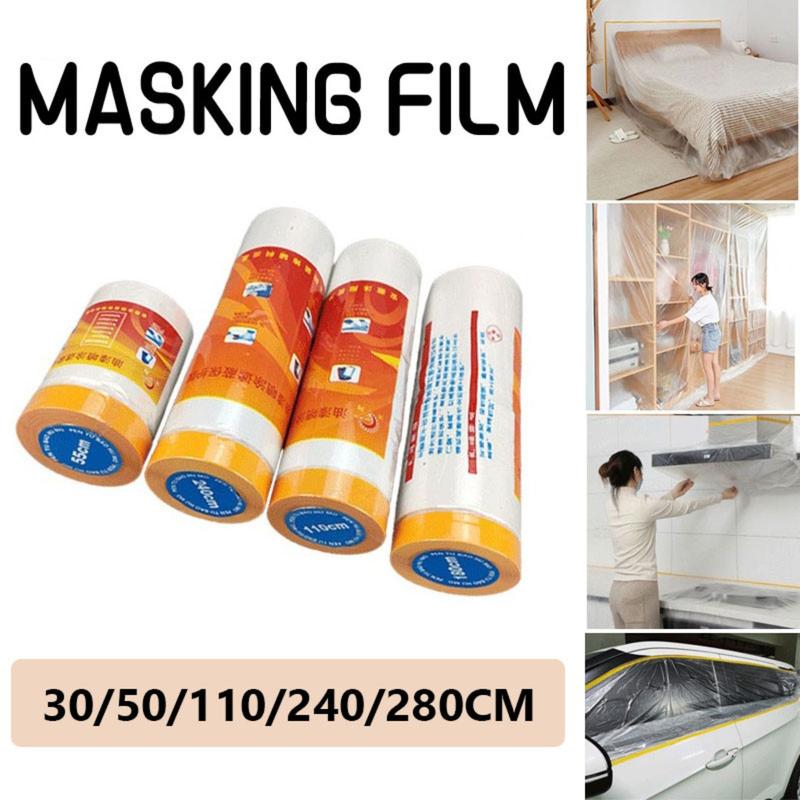 Filem Masking dengan Pita, Perlindungan Lukisan, Penutup Perlindungan ...