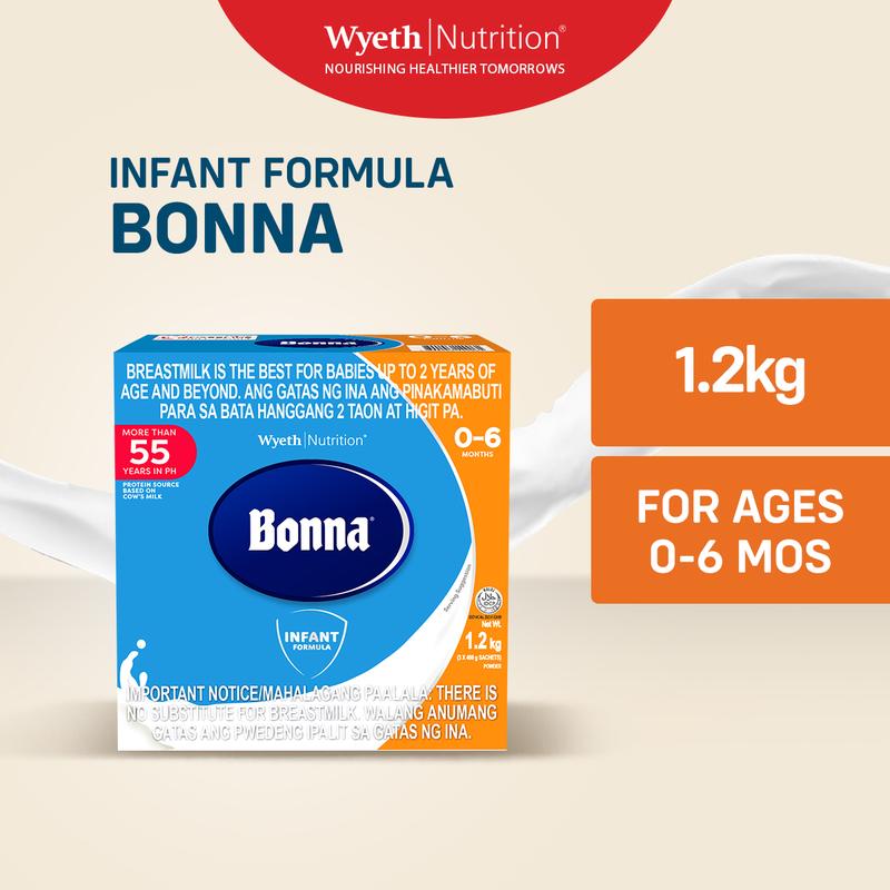 BONNA Stage 1 Infant Formula for 0 to 6 months 1.2kg - TikTok Shop ...