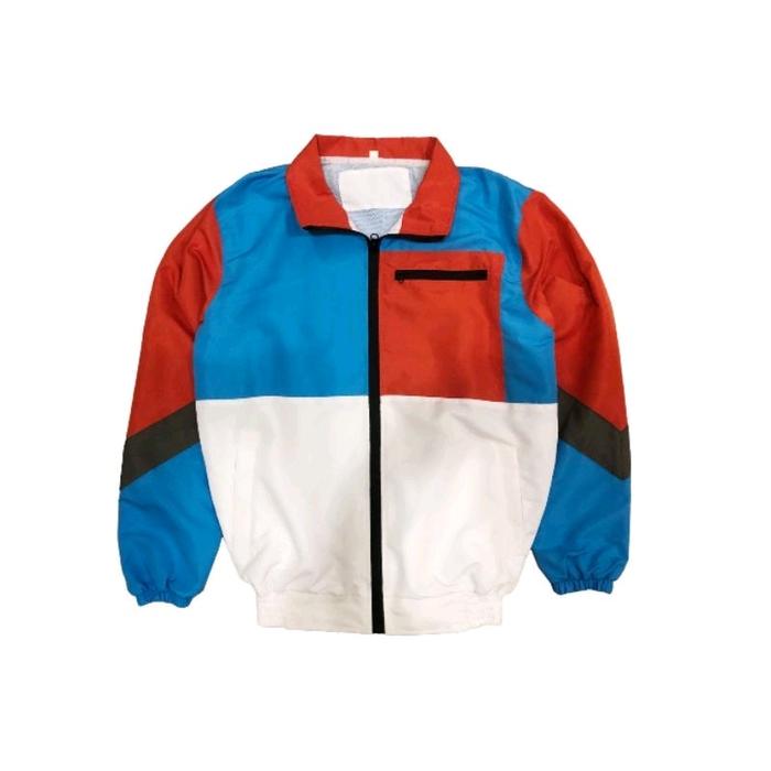 Jual Jaket vintage 90s colorblock pria wanita Santai - colorblok, L ...