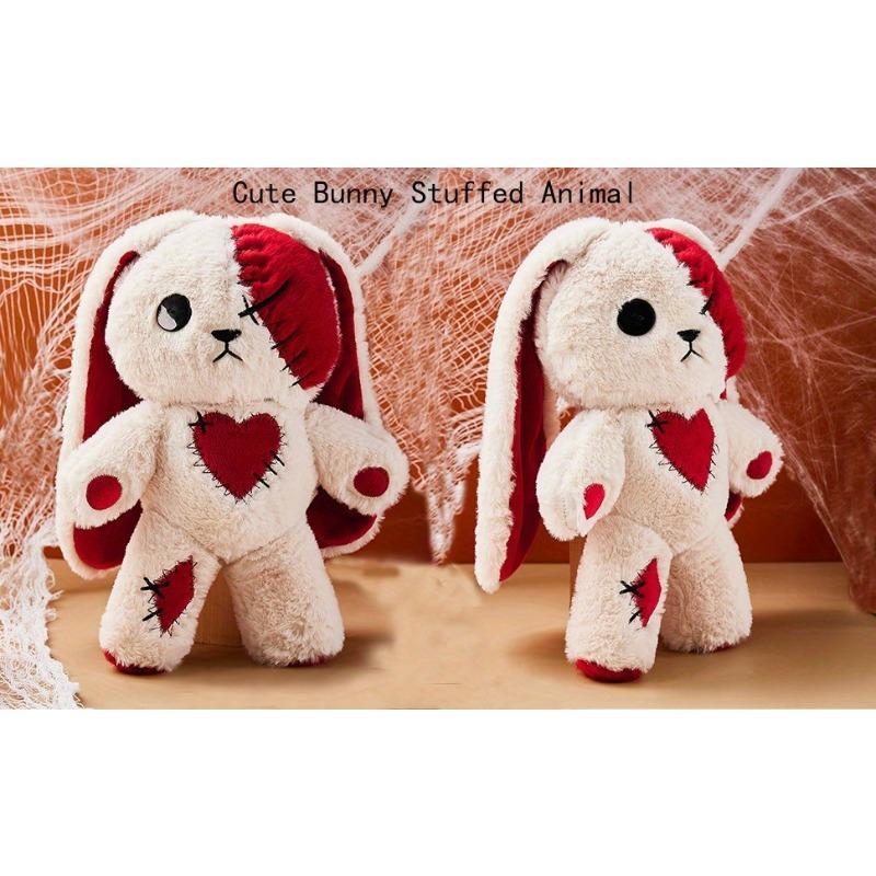 Goth Bunny Plush, Creepy Horror Rabbit, Spooky Easter Plush, - TikTok Shop