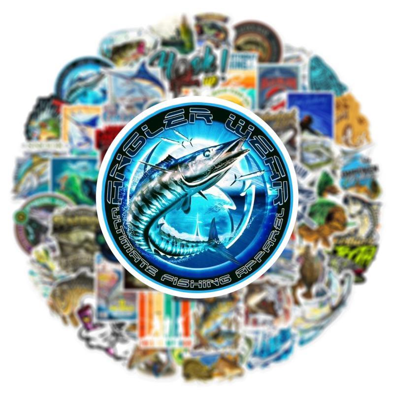 【MAX.T】Fishing Sticker Random Design 1pcs Pancing Sticker fo - TikTok ...