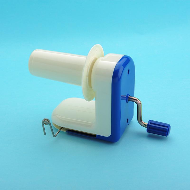 YO- Mini Wool Winder Portable Yarn Ball Winder Blue White Portable ...