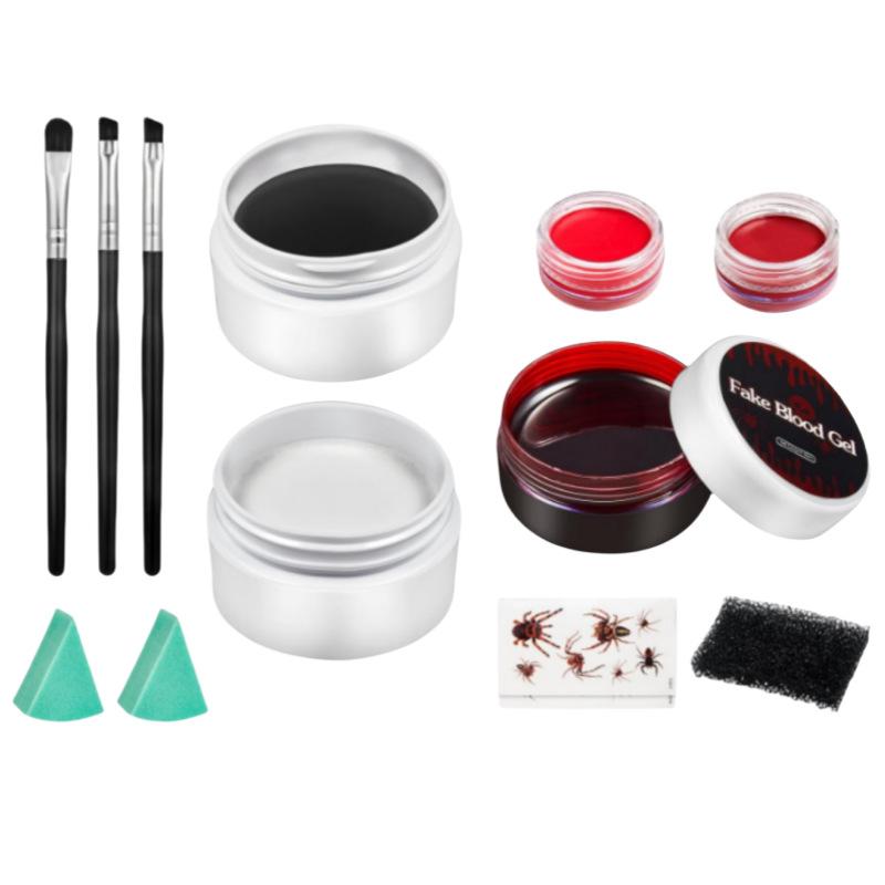 Halloween Ghost Festival Makeup Set Black and White 50ML Bod - TikTok ...