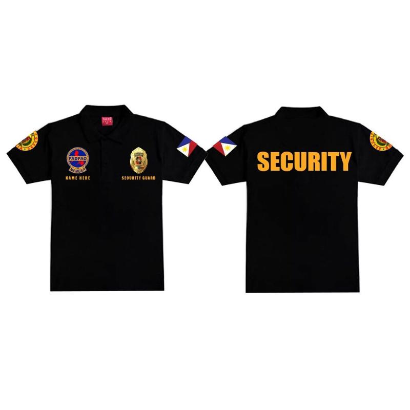 Security Guard Uniforms SECURITY GUARD PRINTED IN BLACK POLO - TikTok ...