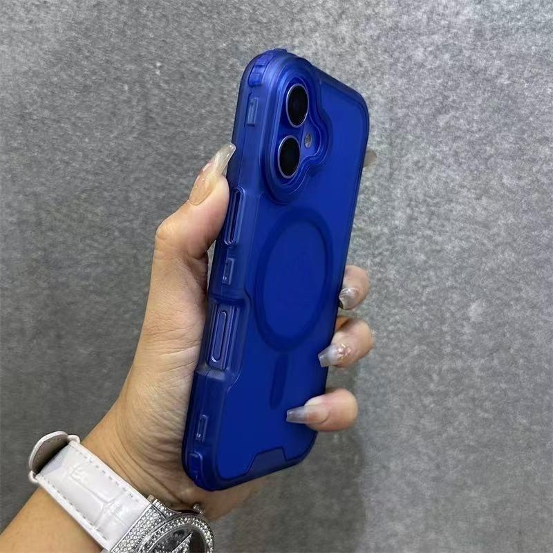 Sarung Kalis Kejutan Tentera Magnetik, Warna Biru Ultramarine, 3-dalam ...