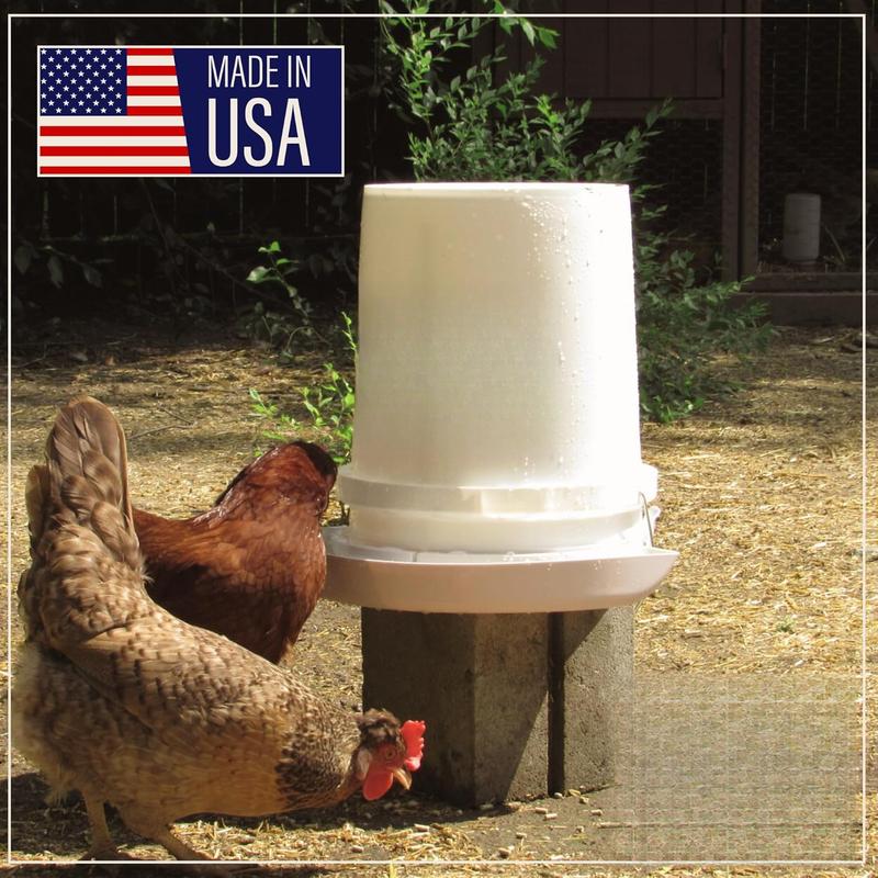 The Original Poultry Pro Waterer | DIY Chicken Waterer for Chicken Coop ...