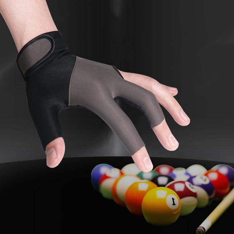 1PC Professional Three-Finger Billiard Gloves For Left Hand Color ...