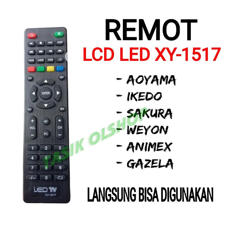 Remot Remote TV Sakura weyon sivatel ANIMAX GAZELA AOYAMA LCD LED CHINA ...
