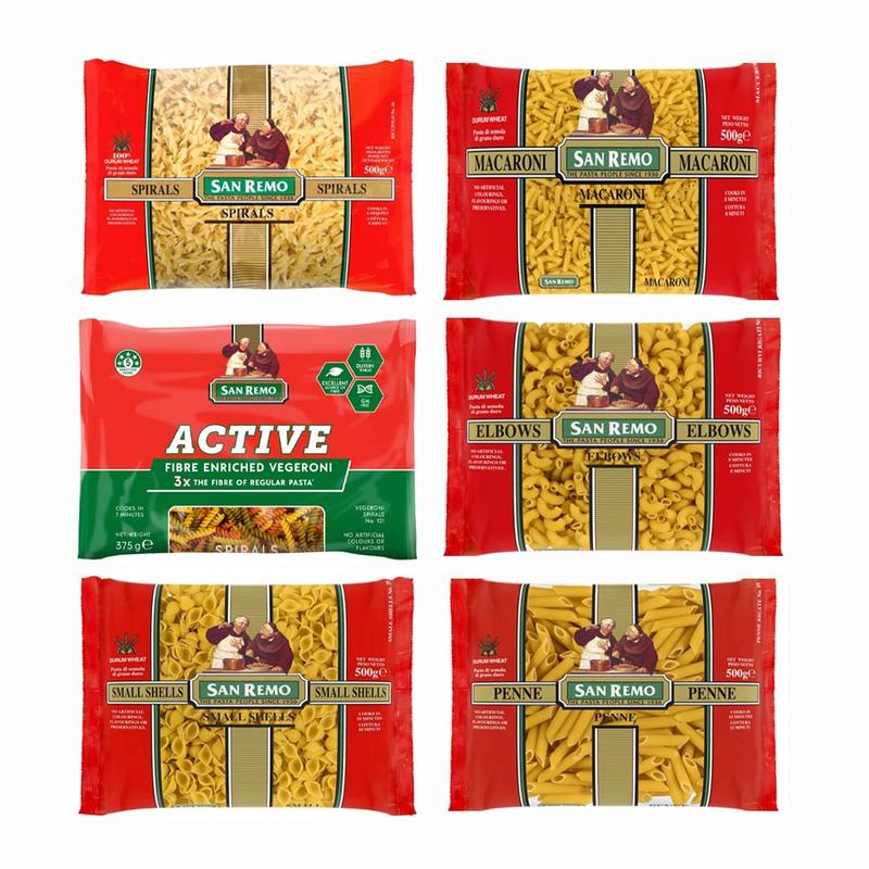 San Remo Dry Pasta Assorted (375g-500g) Cooking Food - TikTok Shop Malaysia