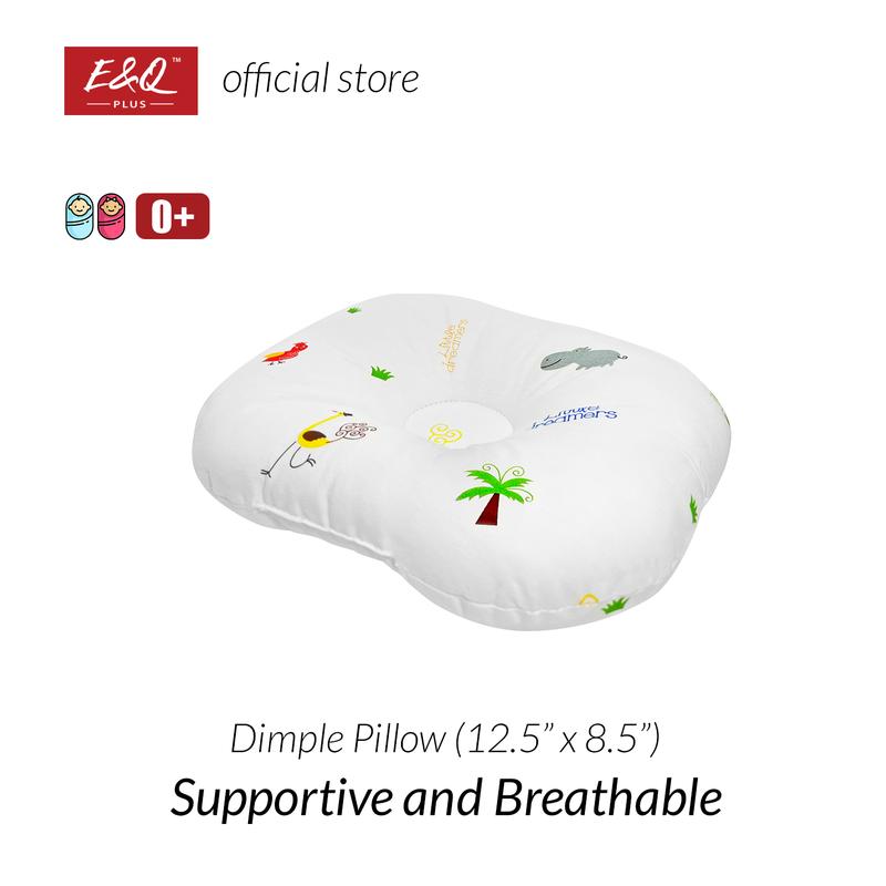 E&Q Baby Dimple Pillow / Newborn Pillow Breathable 100% Cotton - TikTok ...