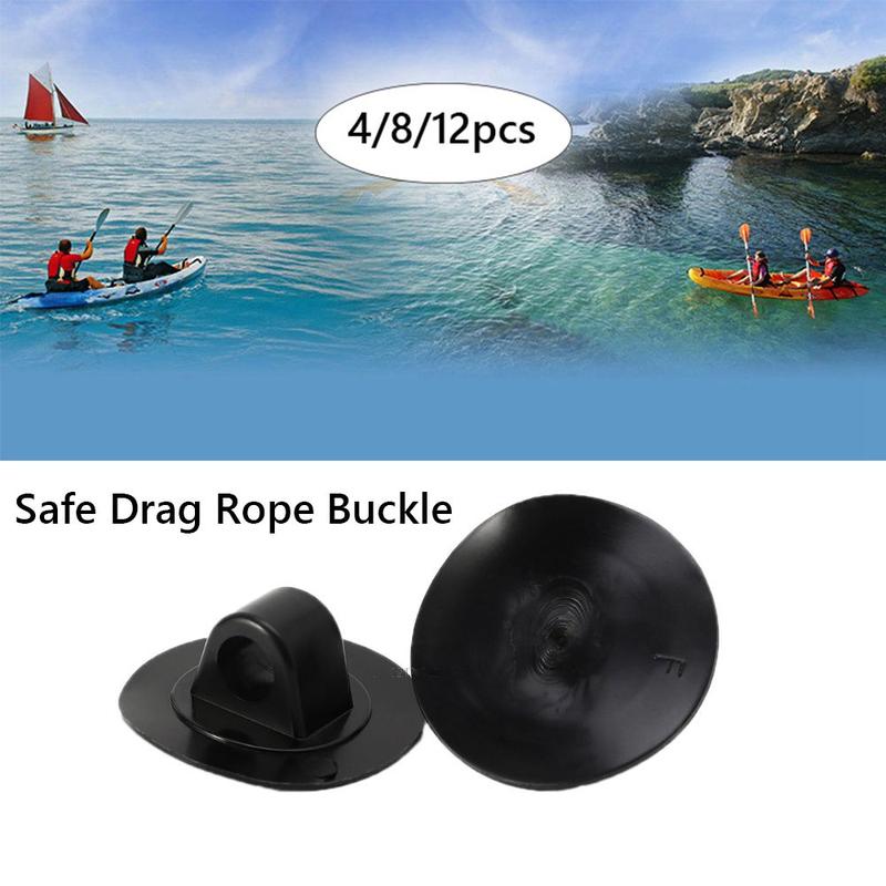 4/8/12pcs Black Spare Part Fishing Kayak Accessory Inflatable Boat ...