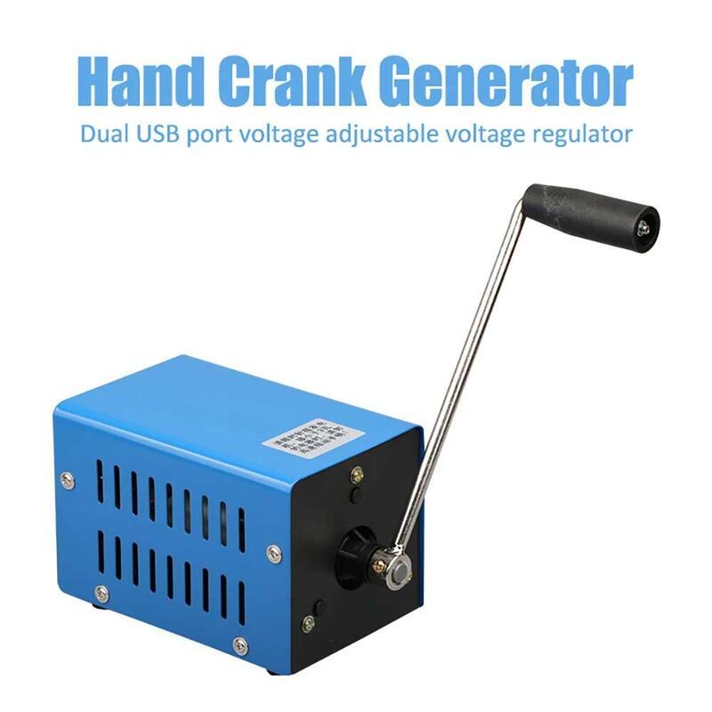 20W Portable Hand-cranked for Outdoor Survival Tourism Emergency ...
