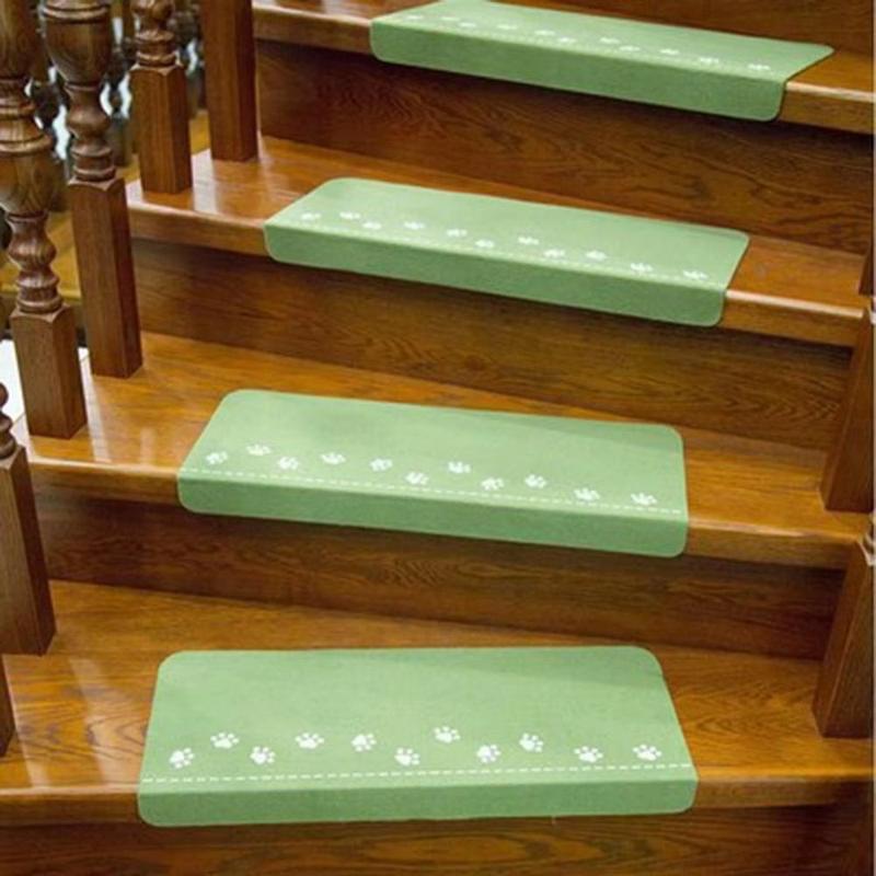 Stair Protector Rug Self Adhesive Luminous Bear Claw Stair Mat - TikTok ...