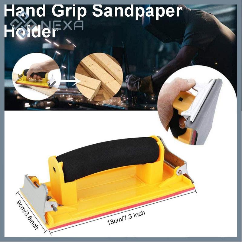 NEXA Hand Grip Sandpaper Holder Sponge Handle Handheld Sand Paper ...