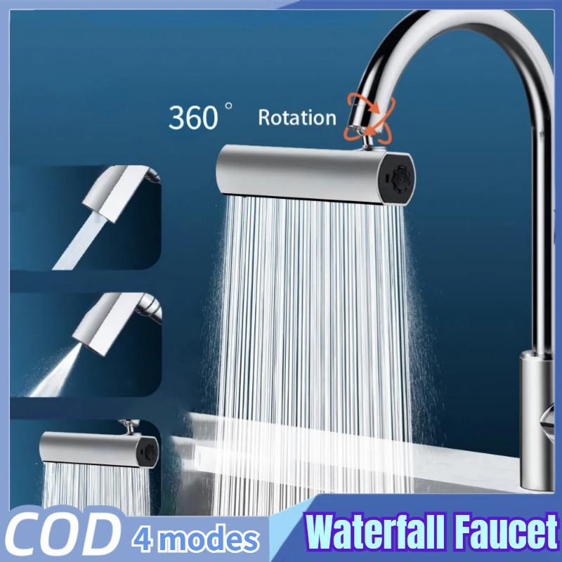 Kitchen Faucet, Plastic Material, 360° Rotation, Waterfall Design ...
