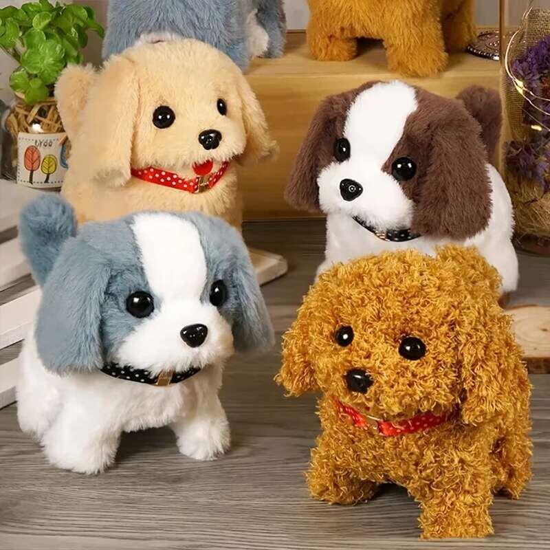 Anak Anjing Simulasi Anjing Pintar, Mainan Kanak-kanak, Elektrik Robot ...