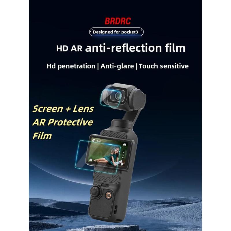 Filem Kaca Bajaan, Anti-Reflection, Skrin + Kanta AR, Untuk DJI ...