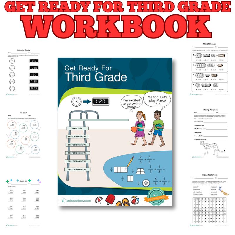 GET READY FOR THIRD GRADE WORKBOOK 50+ PAGES WITH ENGLISH AND - TikTok ...