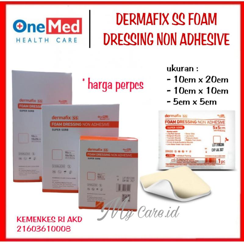 Dermafix SS Foam Dressing Non Adhesive OneMed Dressing Foam Super ...