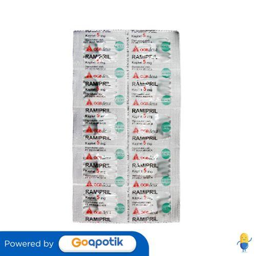 Jual RAMIPRIL OGB DEXA MEDICA 5 MG STRIP 10 KAPLET / HIPERTENSI - Kota ...