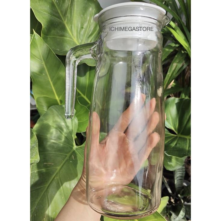 Pitcher Kaca 1.3 Liter Bulat Dengan Tutup - Teko Kaca Berkualitas ...
