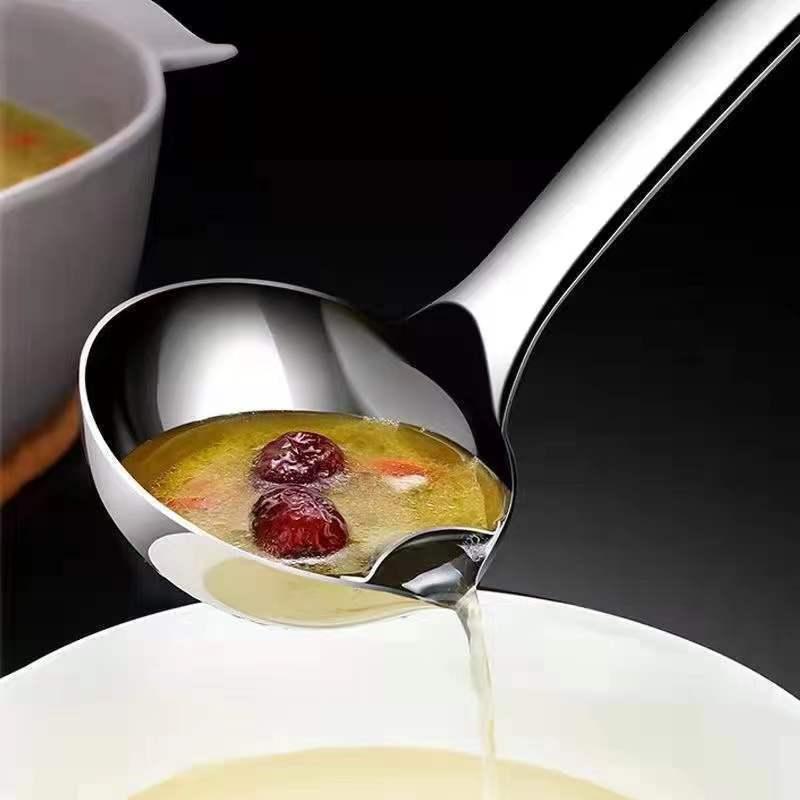 Sudu Skim Minyak Keluli Tahan Karat, Alat Dapur, Sudu Penapis Minyak ...