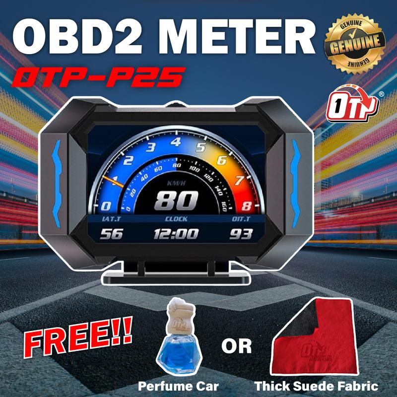 OTP-P25 Car OBD OBD2 Meter Speedometer Gauge H025 GPS HUD Water ...