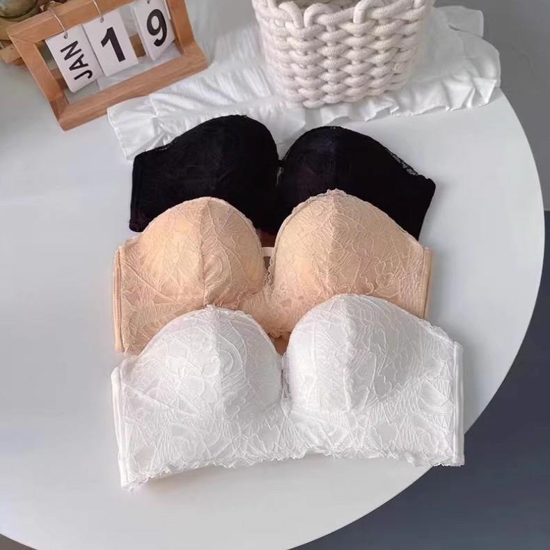 Bra Tanpa Tali dan Tanpa Belakang, Baju Tiub Anti-Gelincir Tekan ...