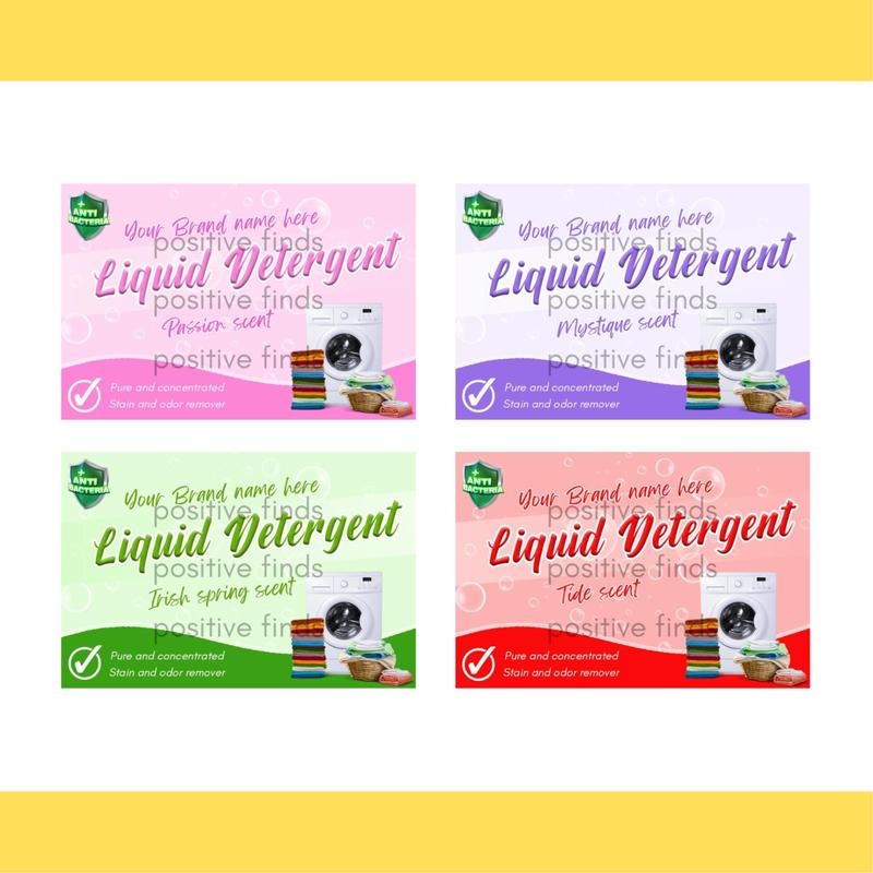 LIQUID DETERGENT STICKER LABEL (FREE CUSTOMIZE NAME) (13 UP TO - TikTok ...