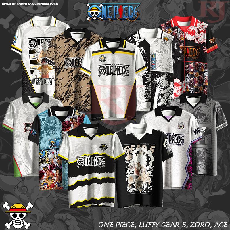 Kolar Retro Anime ONE PIECE, Reka Bentuk GEAR 5 Luffy, Saiz Luffy ...