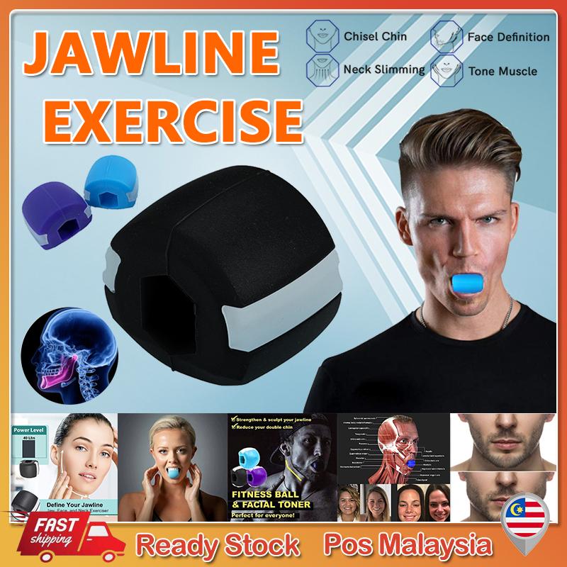 Face Fitness Jawline Ball Facial Muscle Fitness Toner Anti-Wrinkle ...