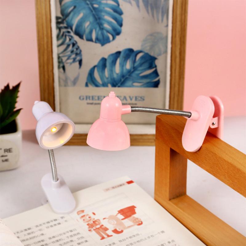 Cute Mini Clamp Lamp to Read Book Eye Protection Bookmarks Portable ...