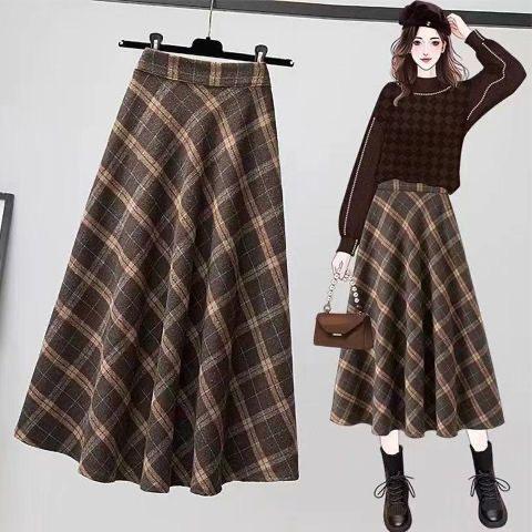 Skirt Kekisi, Baju Musim Bunga dan Musim Luruh, Gaya Retro Wanita ...