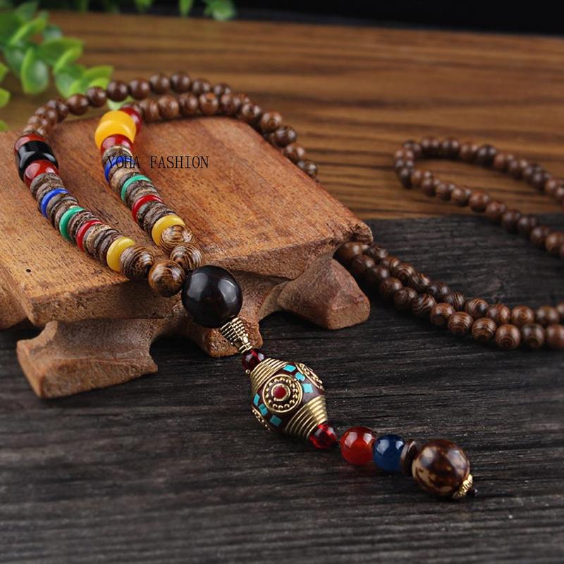 Women Chain Jewelry Ong Vòng Cổ Mặt Dây Chuyền Hạt Mala Phật - TikTok ...