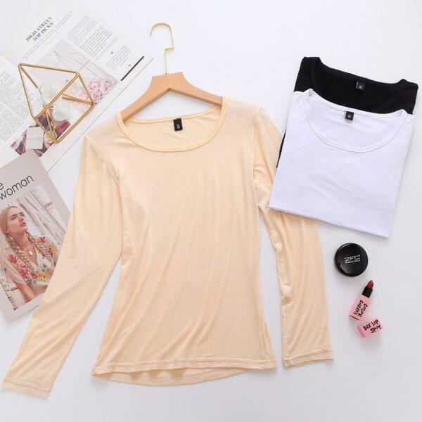ULTIFRESH Women Inner Clothing Plain Longsleeve Innerwear Iner - TikTok ...
