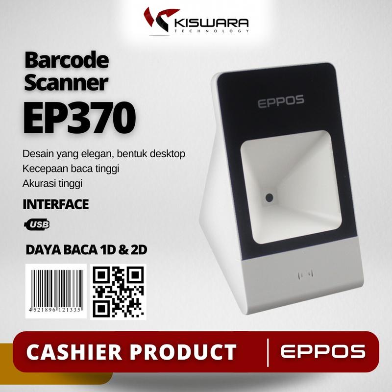 Omni Barcode Scanner EPPOS 1D/2D EP370 - Shop | Tokopedia