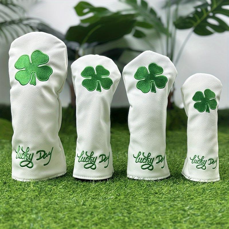 Golf Club Covers Lucky Clover Golf Driver Covers Fairway Woo - TikTok Shop