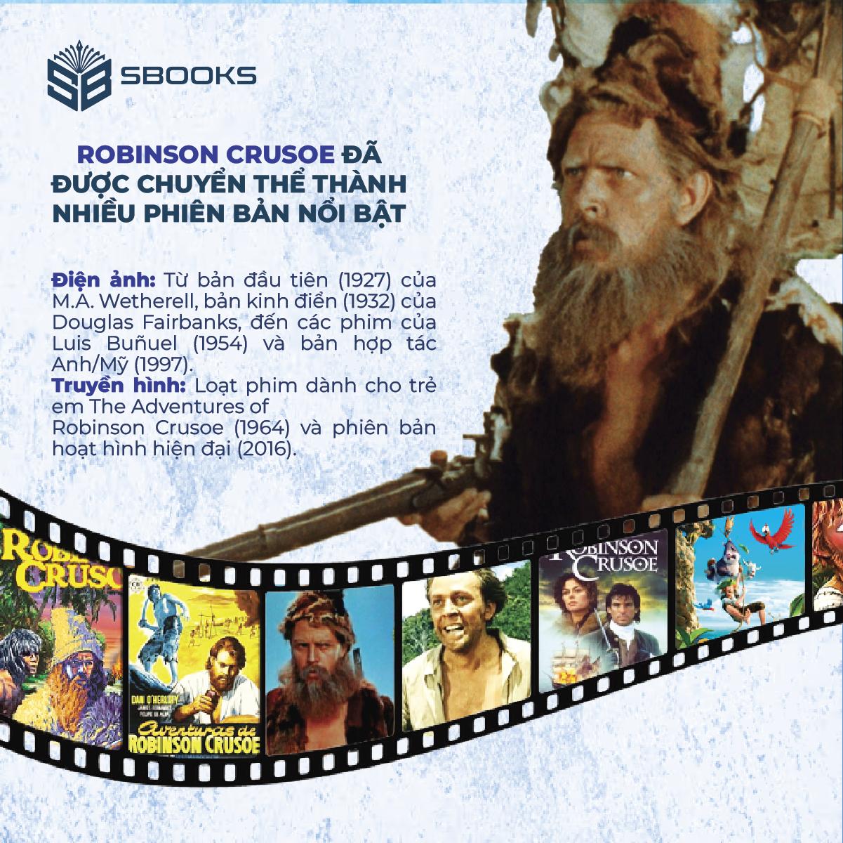 Sách Robinson Crusoe - SBOOKS - Daniel Defoe - SBOOKS