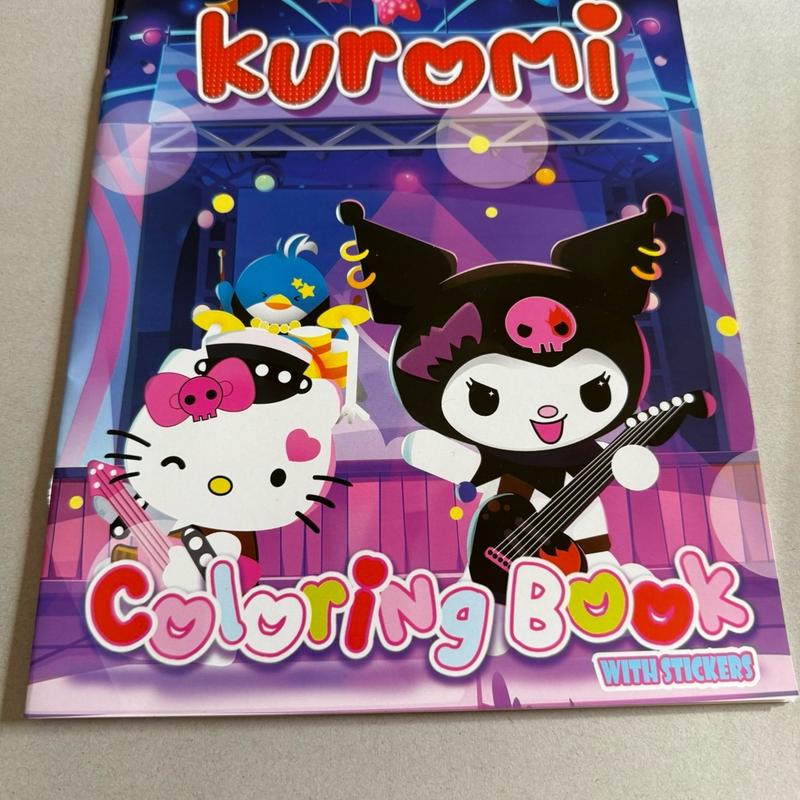Kuromi Coloring Book with Stickers for Kids - Fun Activity for - TikTok ...