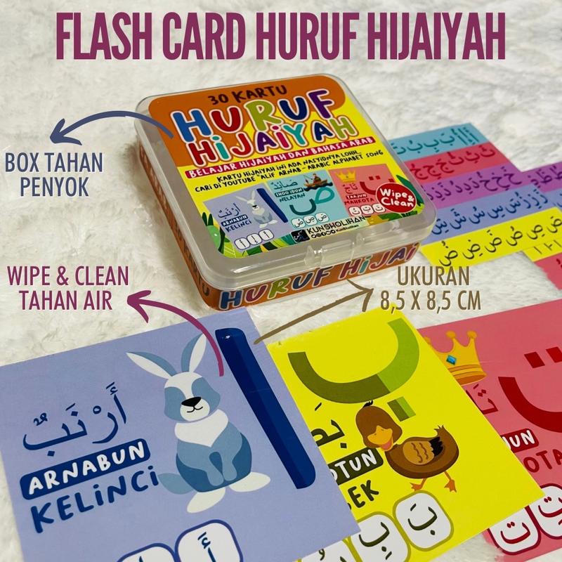 Flash Card Hijaiyah & Alfabet - Shop | Tokopedia