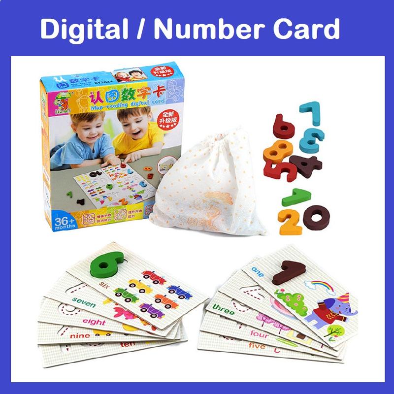 Malaysia Stock 】Digital Card Number Card 1-10 Early Learning - TikTok ...