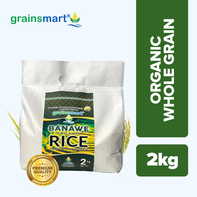 Grainsmart Rice Banawe Organic Whole Grain Rice 2KG Natural Grown ...