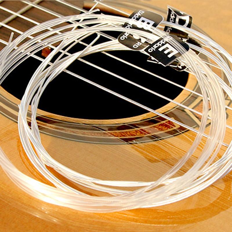 Tali gitar nilon klasik, aksesori gitar ketegangan biasa / keras, EJ45 ...