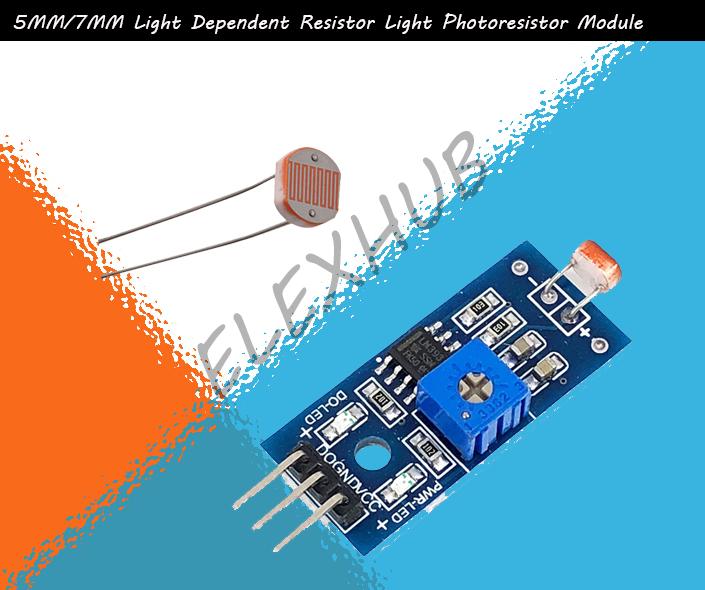 LDR 5MM/7MM Light Dependent Resistor Light Sensor Photoresistor ...