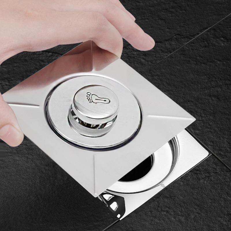 Floor Drain Pipe, Easy to Install, Stainless Steel, Press Bounce ...