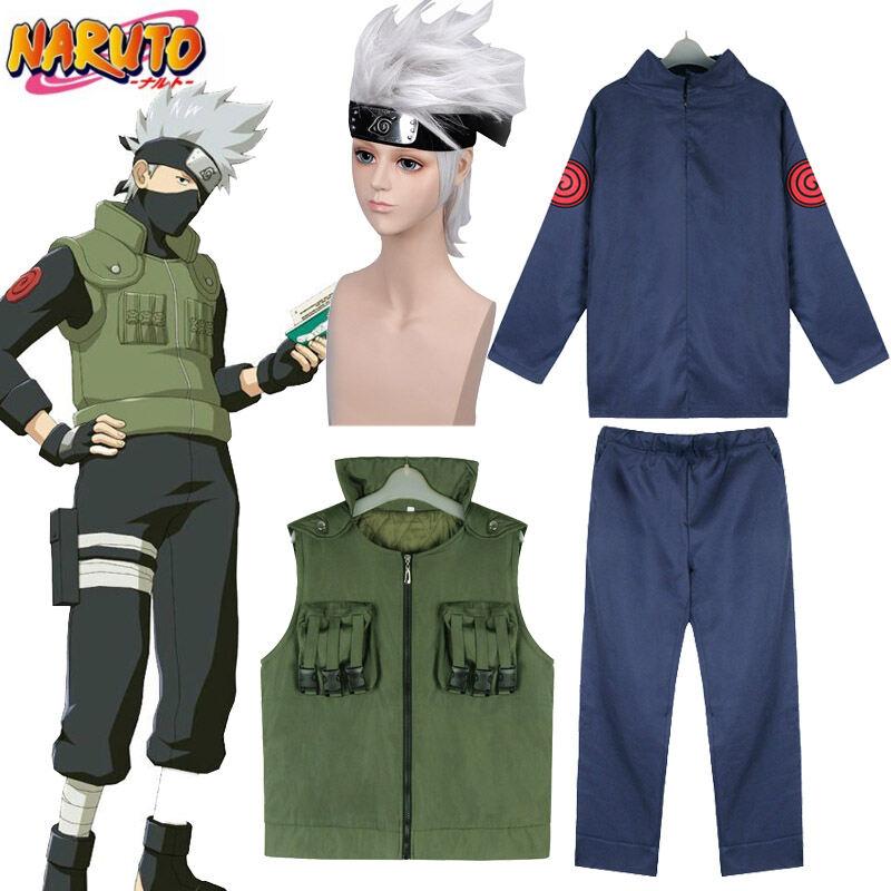 Kostum Naruto, Gaya Topi dan Kakashi, Kostum Ninja, Rompi Kakashi ...