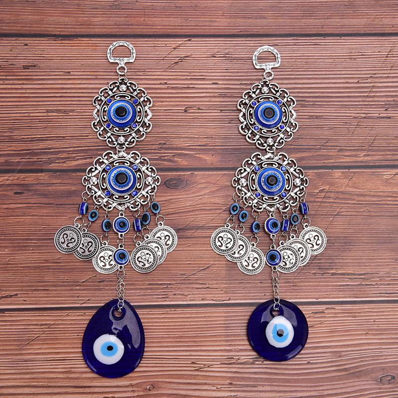 Wind Chimes Turkey Eye Pendants Home Wall Hanging Decorations - TikTok ...