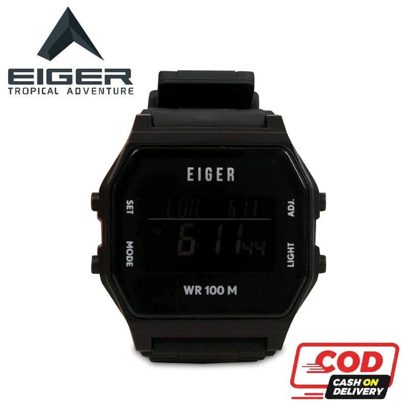 JAM TANGAN EIGER PROVO WATCH BLACK - HITAM - Shop | Tokopedia