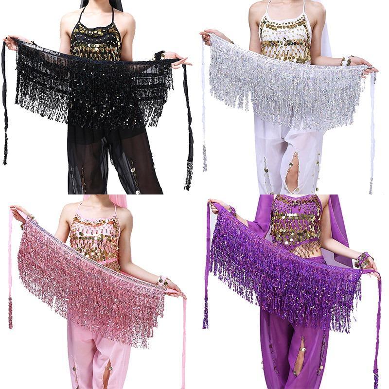 Kostum Tarian Perut, Berlabuci, Rantai Pinggang, Skirt Rumbai, - TikTok ...